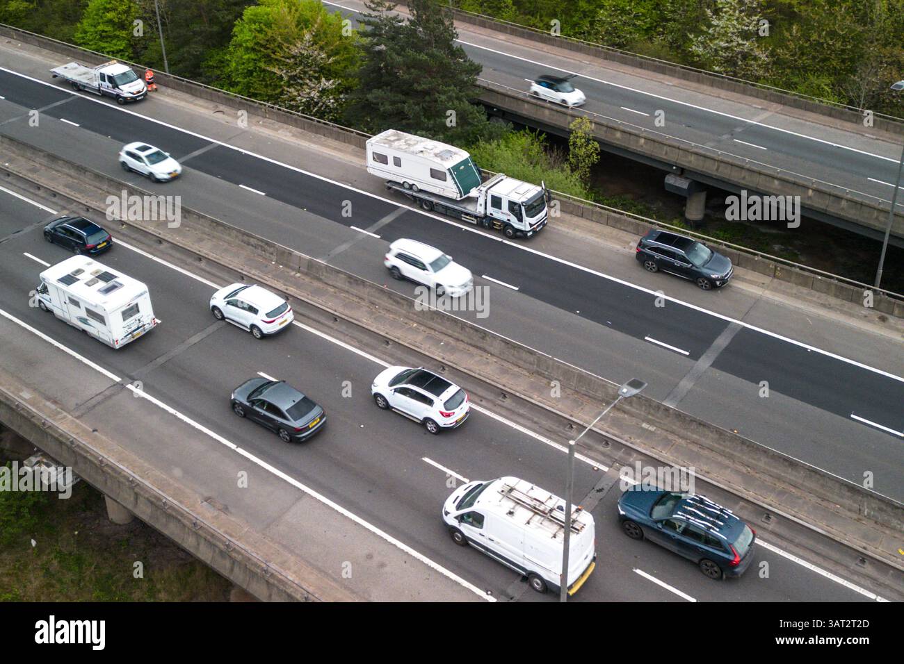 Great Barr, Birmingham, April 18th 2025. An unfortunate holidaymaker ...
