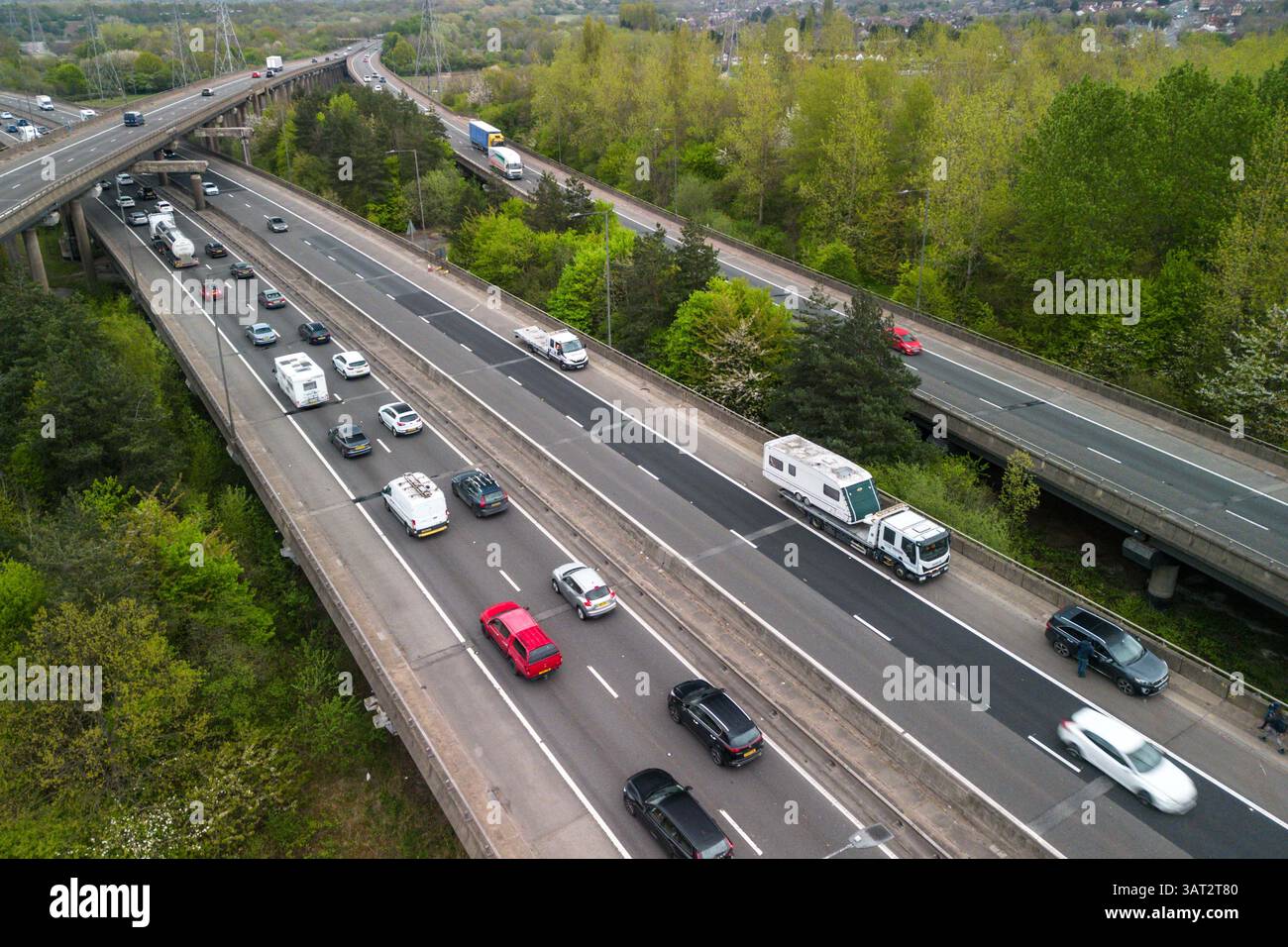 Great Barr, Birmingham, April 18th 2025. An unfortunate holidaymaker ...