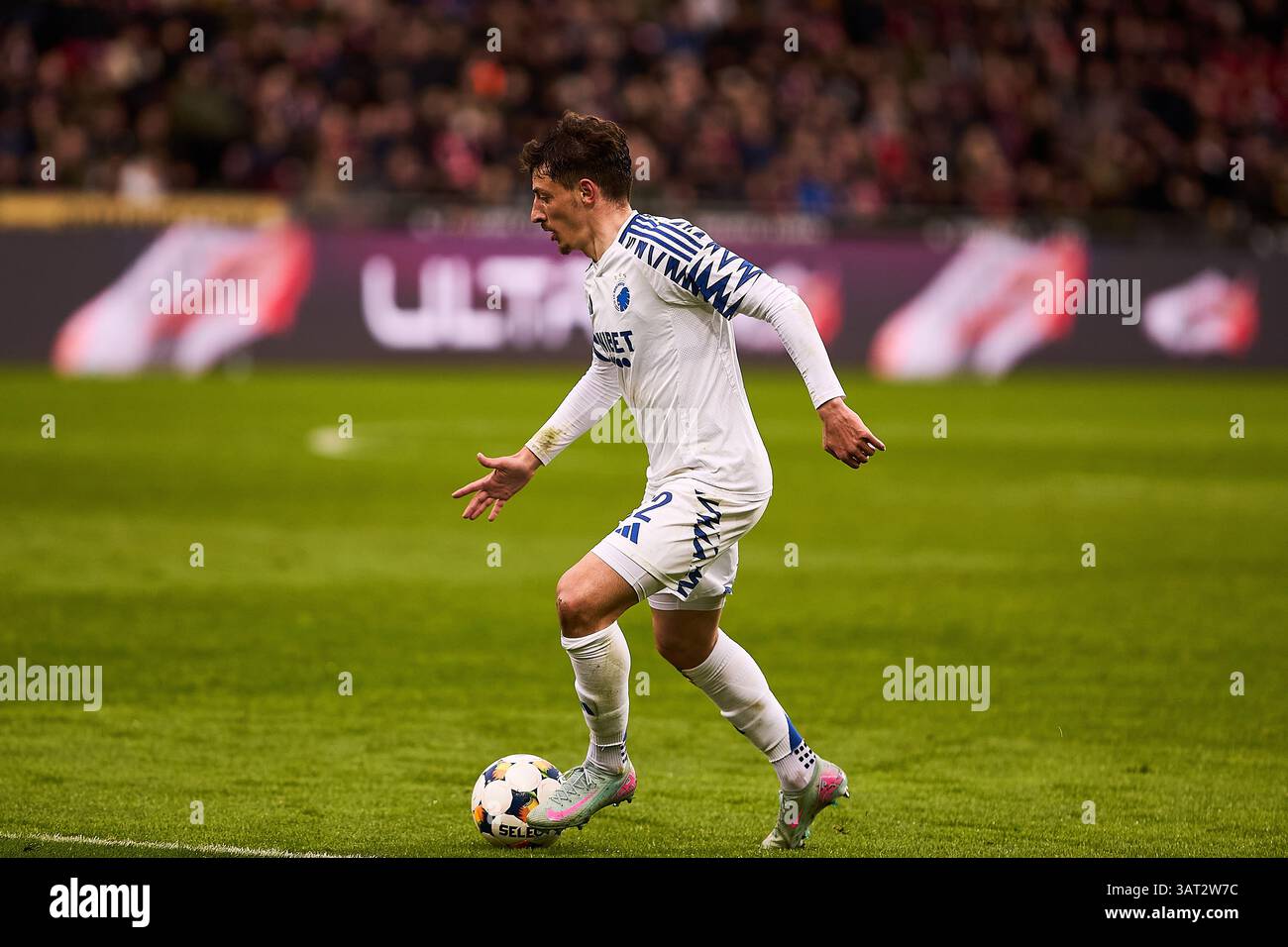 Herning, Denmark. 17th Apr, 2025. Giorgi Gocholeishvili (22) of FC ...