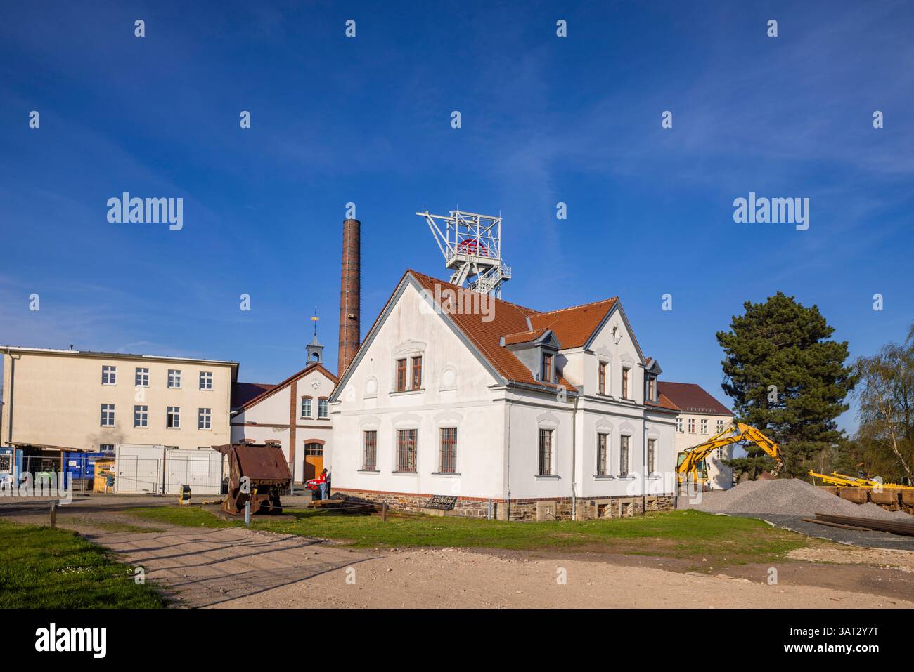 Freiberg Aussenanlagen Silberbergwerk Reiche Zeche Freiberg Sachsen ...
