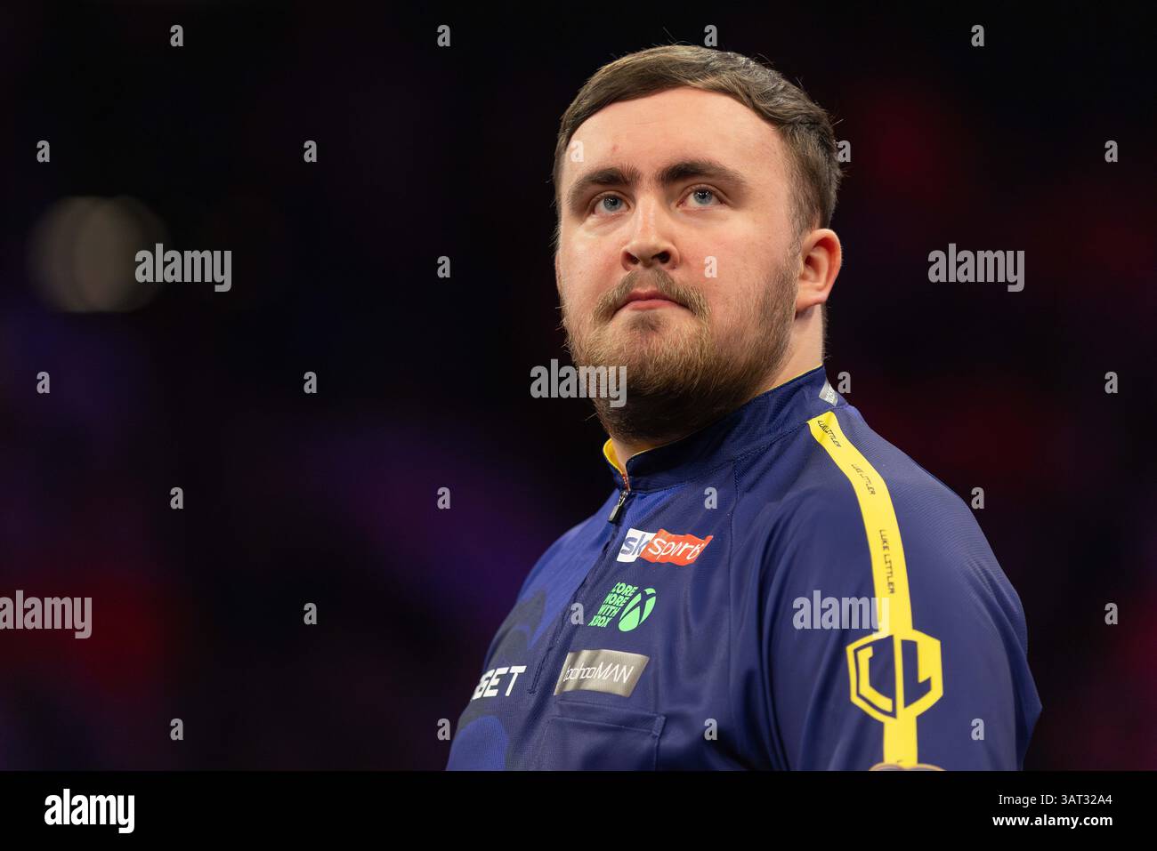 Rotterdam, Netherlands. 17th Apr, 2025. Luke Littler in the Quarter ...