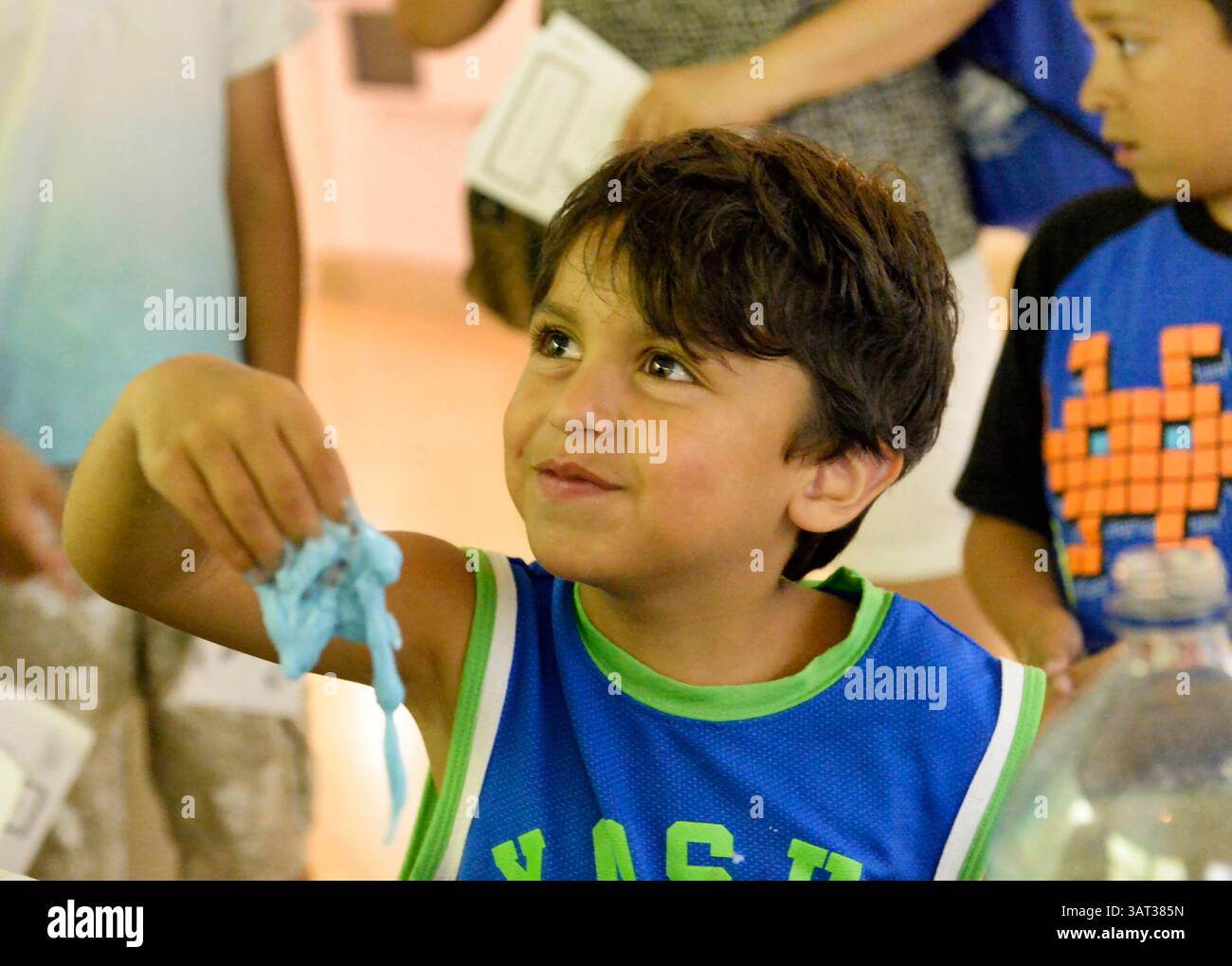 Blue slime boys boy hi-res stock photography and images - Alamy