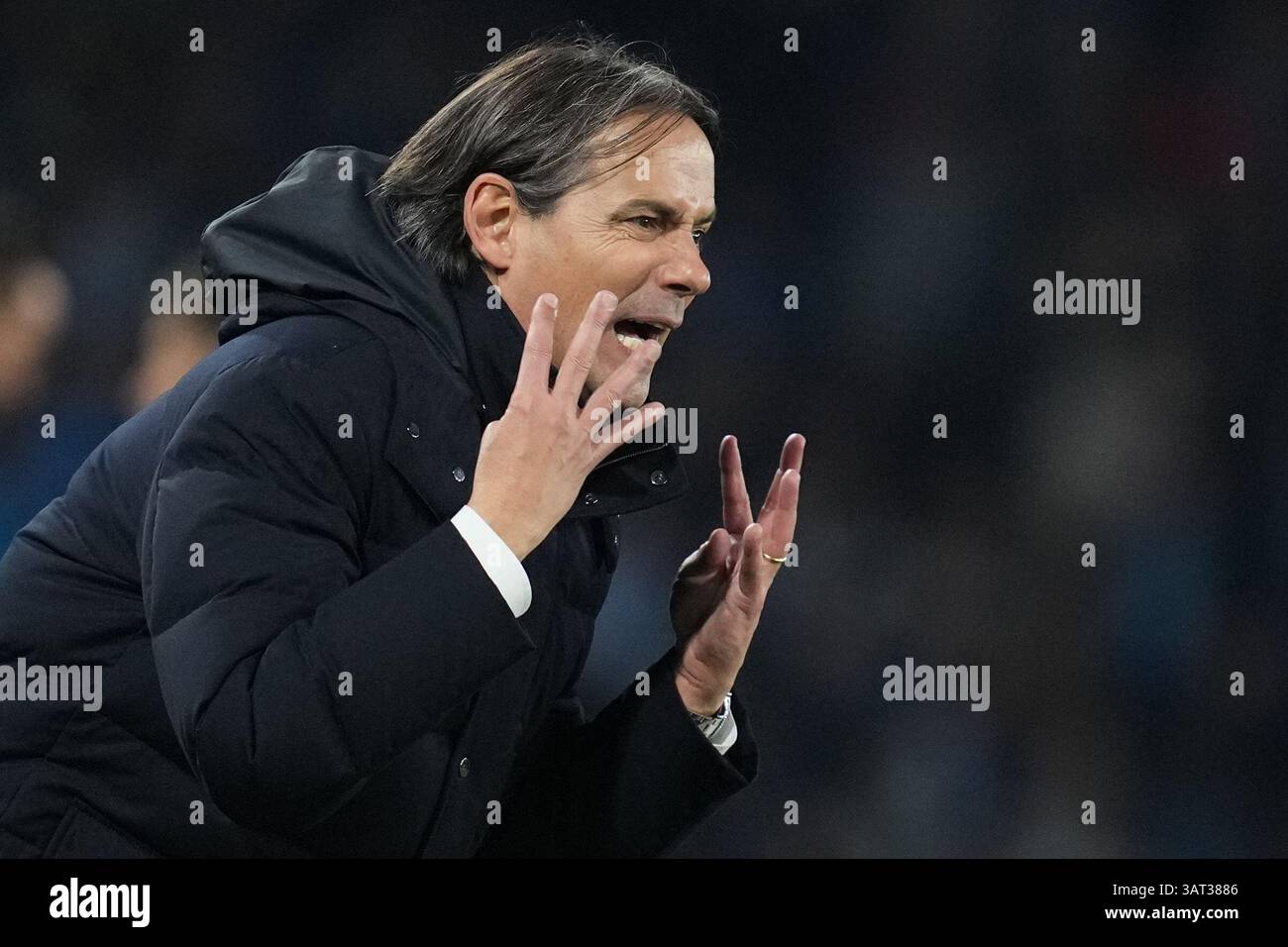 Inter Milan’s head coach Simone Inzaghi during the Serie A EniLive ...