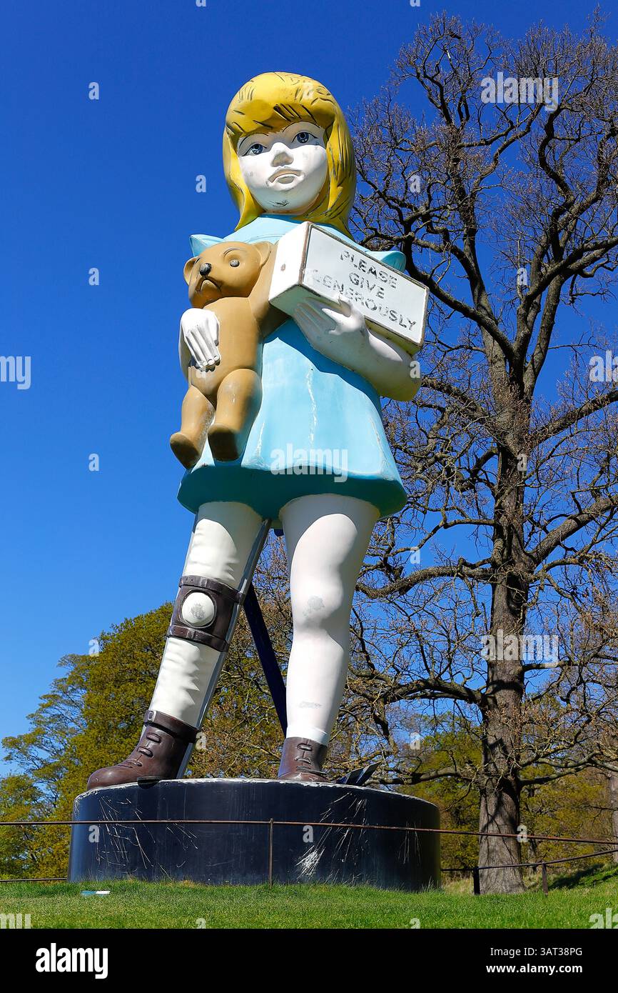 Charity is a large sculpture by artist Damien Hirst on display at ...