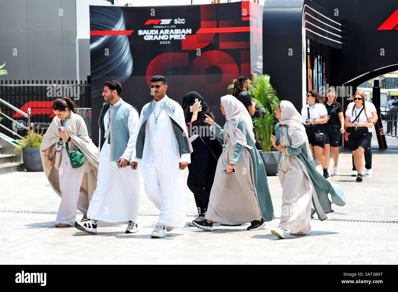 Jeddah, Saudi Arabia. 18th Apr, 2025. Paddock atmosphere. 18.04.2025. Formula 1 World ...