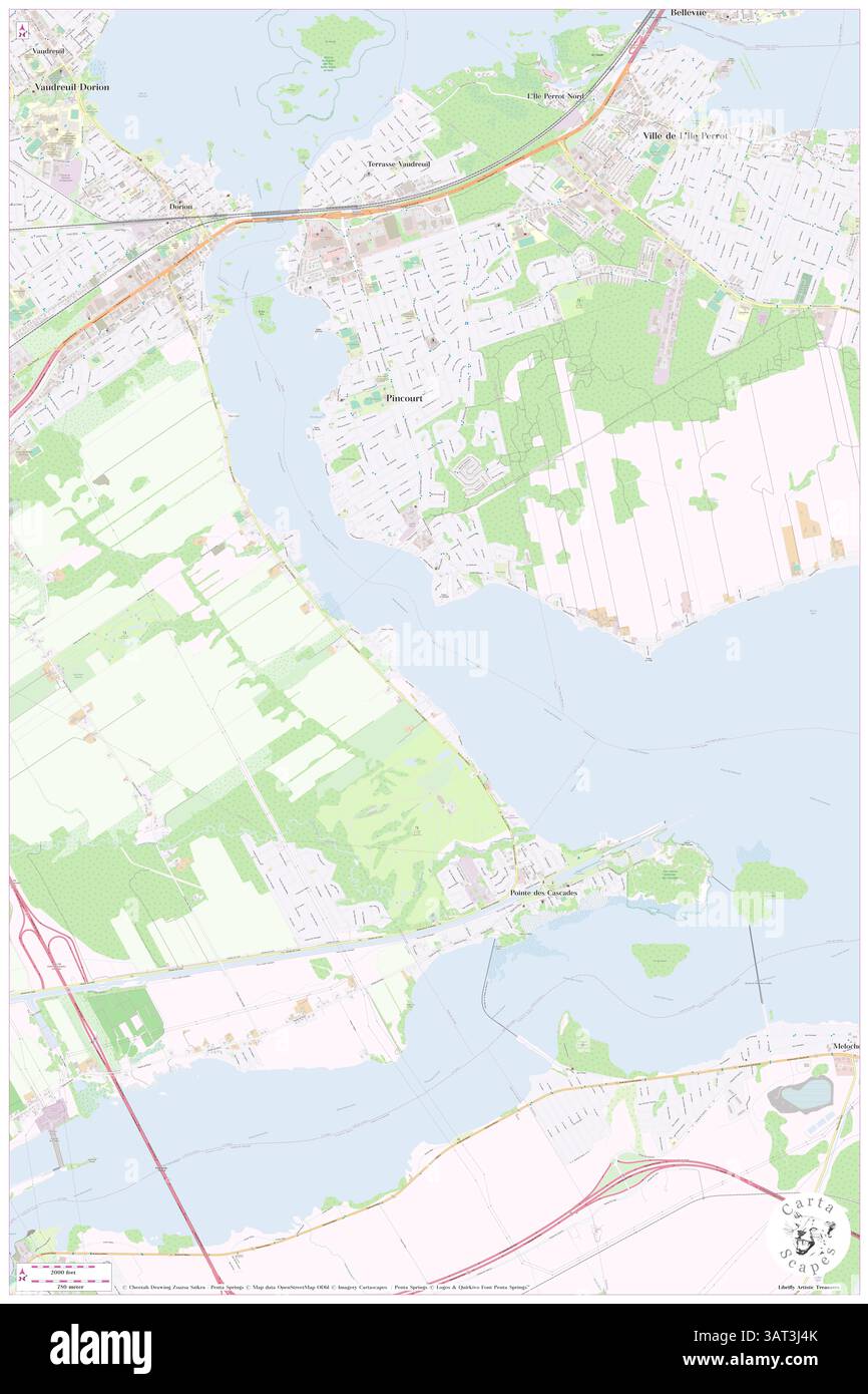 District electoral de Duhamel, , CA, Canada, Quebec, N 45 21' 0'', S 73 ...