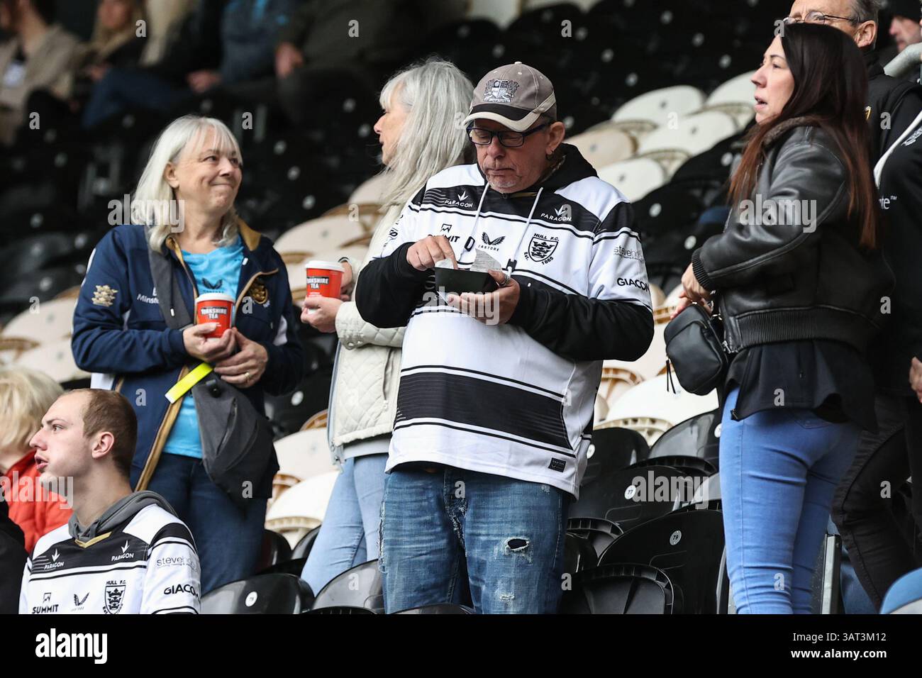 Hull FC fans during the Betfred Super League Round 8 match Hull FC vs ...