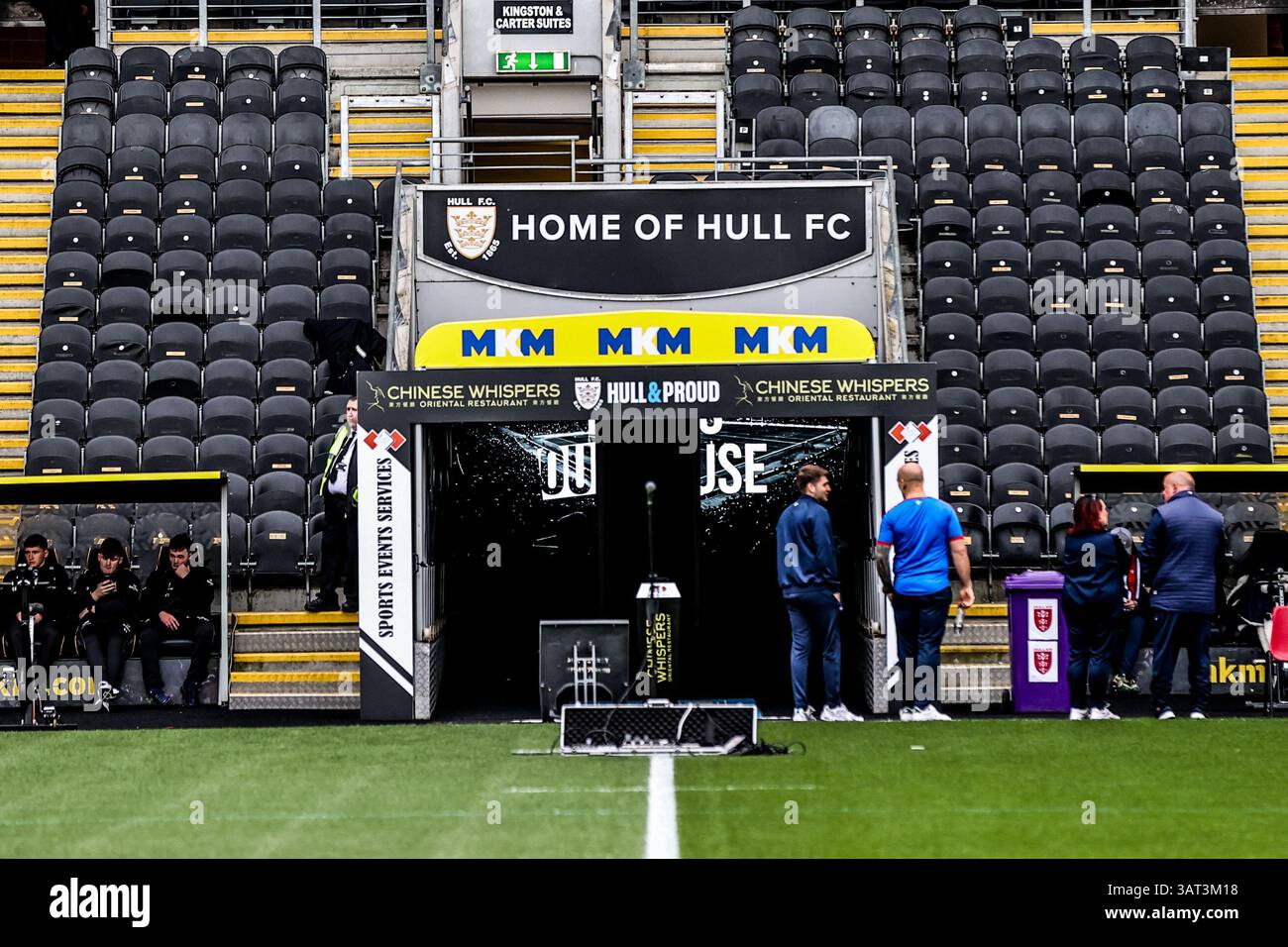 A general view of MKM Stadium during the Betfred Super League Round 8 ...