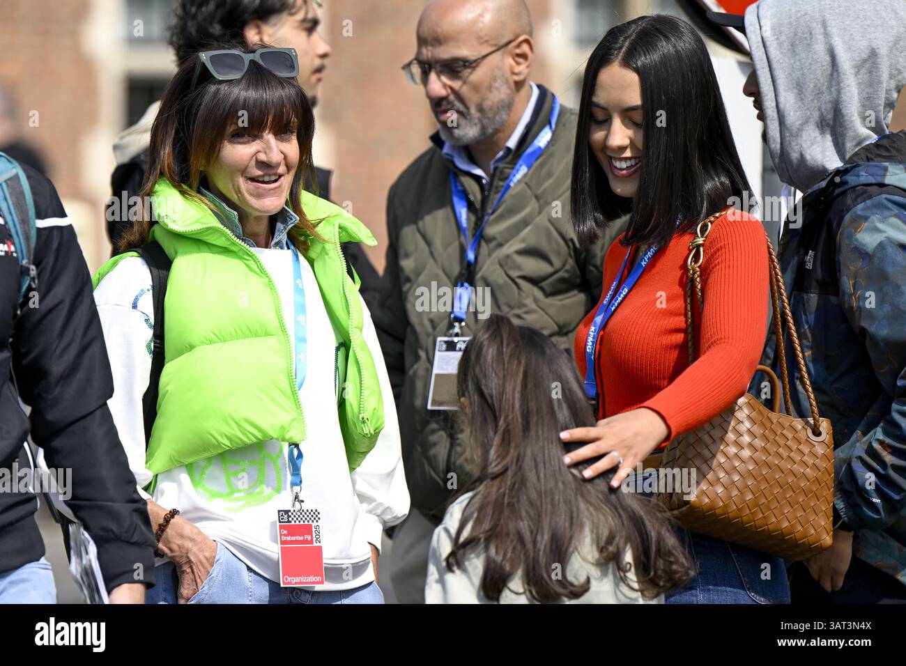 Remco Evenepoel's mother Agna van Eeckhout and Evenepoel's wife Oumaima ...