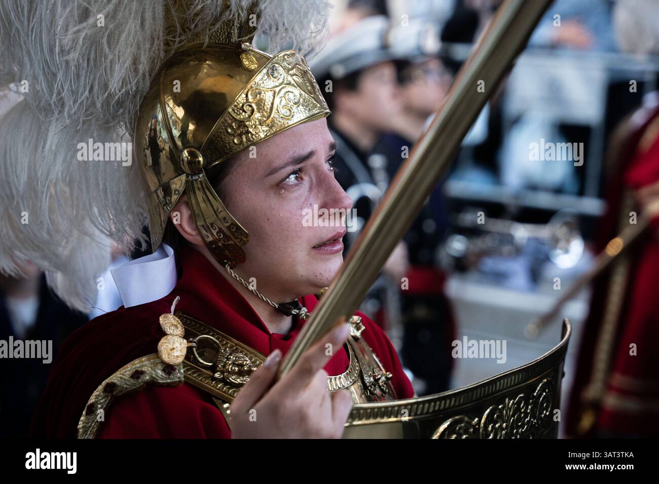 Barcelona, Barcelona, Spain. 18th Apr, 2025. During Holy Week, the 15 1 ...