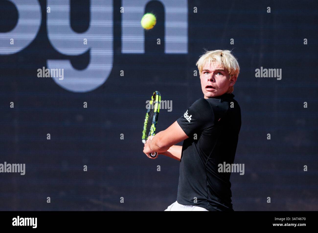 Diego Dedura-Palomero (Deutschland) im Match gegen Zizou Bergs (Belgien) BMW Open by Bitpanda M ...