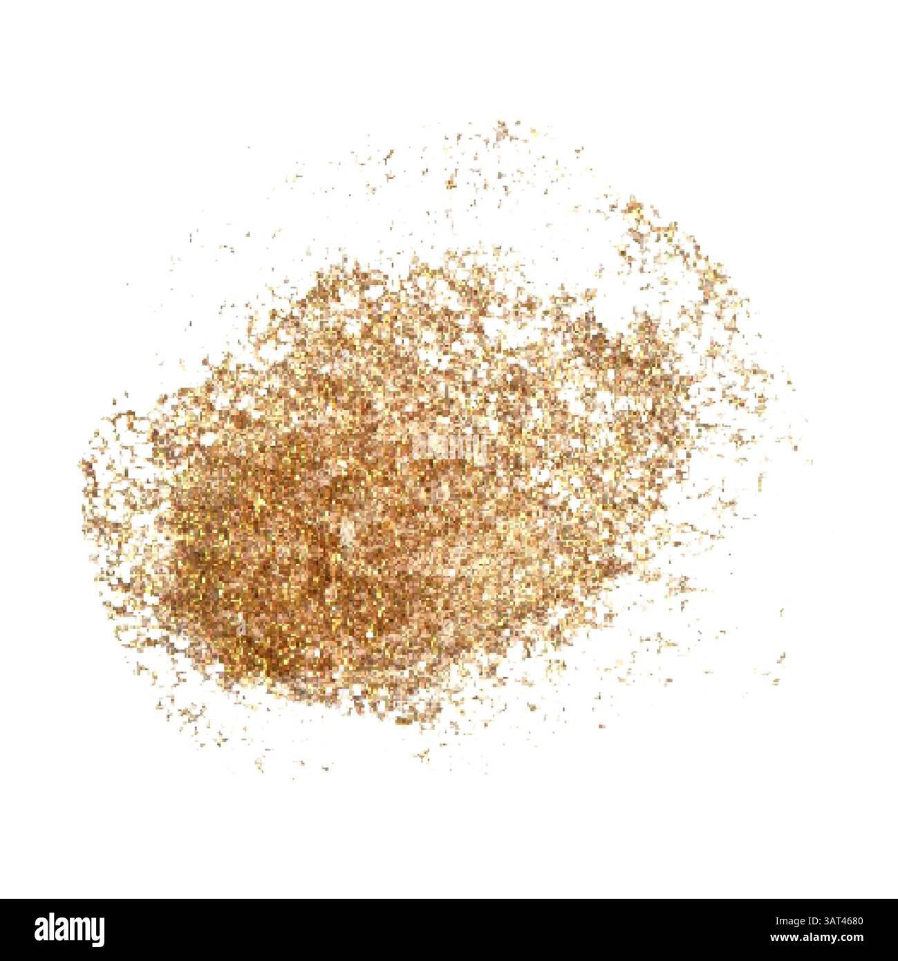 Gold stain and splashes in vibrant collection. Shiny gold spot element ...