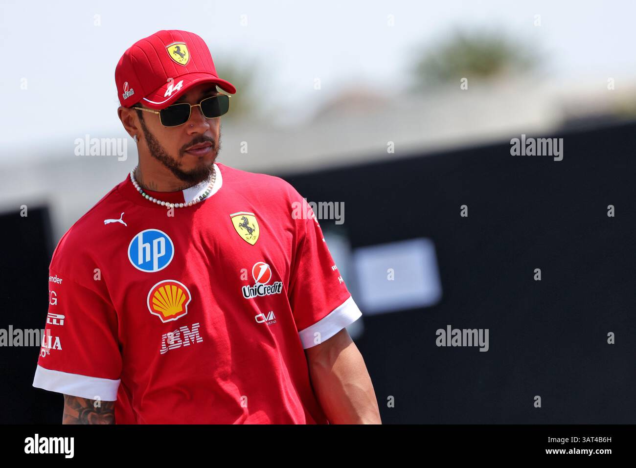 Jeddah, Saudi Arabia. 18th Apr, 2025. Lewis Hamilton (GBR) Ferrari. 18. ...