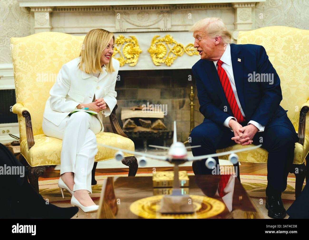 USA, Washington, 17 April, 2025 - Italian Prime Minister Giorgia Meloni ...