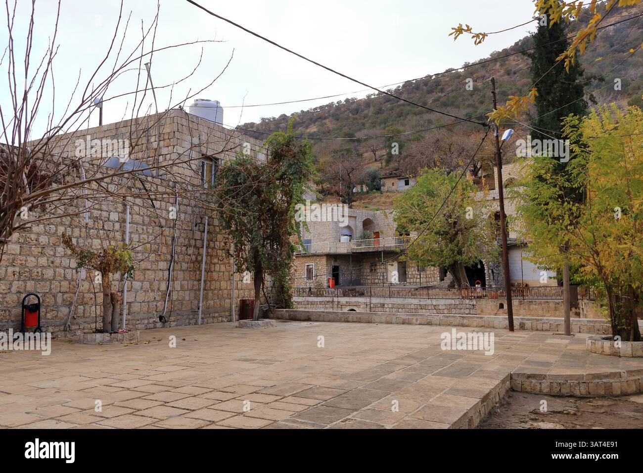 Yazidis temple in Lalish, Kurdistan, Iraq Stock Photo - Alamy
