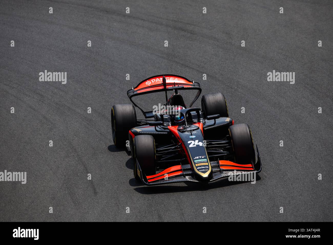 24 BENNETT John (gbr), Van Amersfoort Racing, Dallara F2 2024, action ...