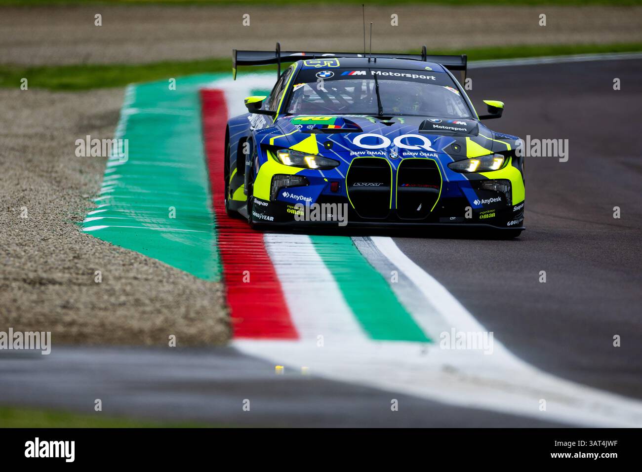 Imola, Italie. 18th Apr, 2025. 46 AL HARTHY Ahmad (omn), VAN DER LINDE ...