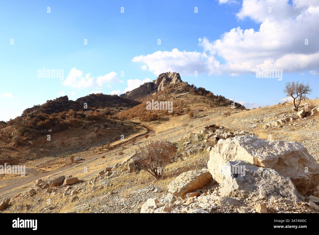 the scenic landscape of Safin mountains near Shaqlawa, Erbil, Arbil ...