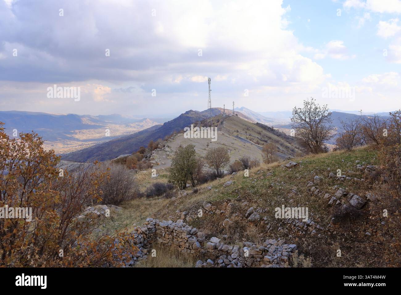the scenic landscape of Safin mountains near Shaqlawa, Erbil, Arbil ...