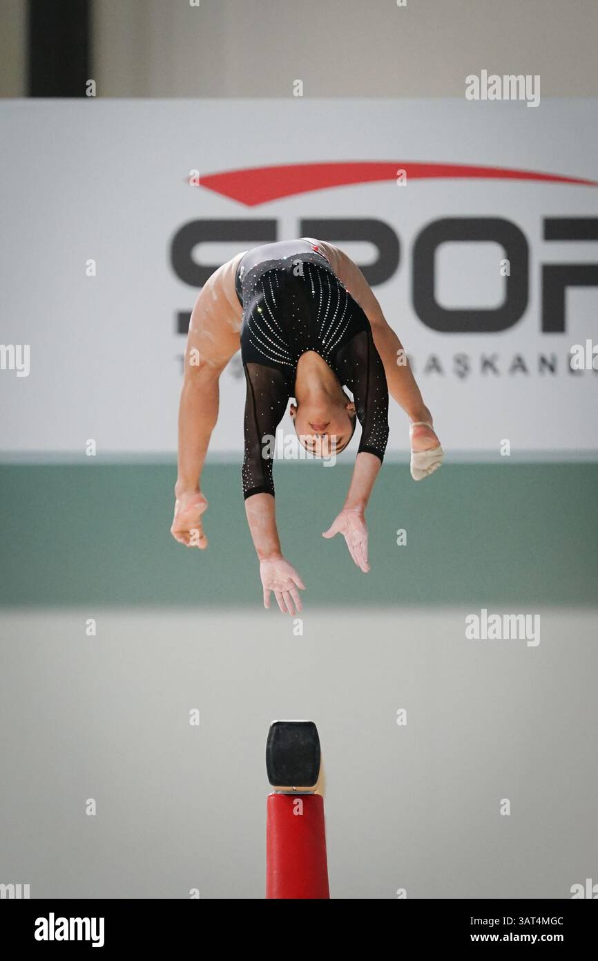 ANTALYA, TURKIYE - MARCH 23, 2025: Michelle PINEDA performing on the ...