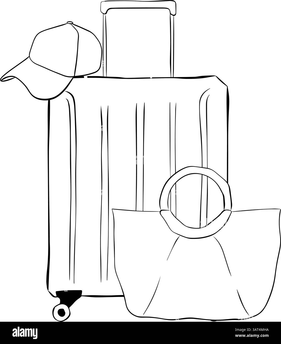 Summer vacation stress Stock Vector Images - Alamy