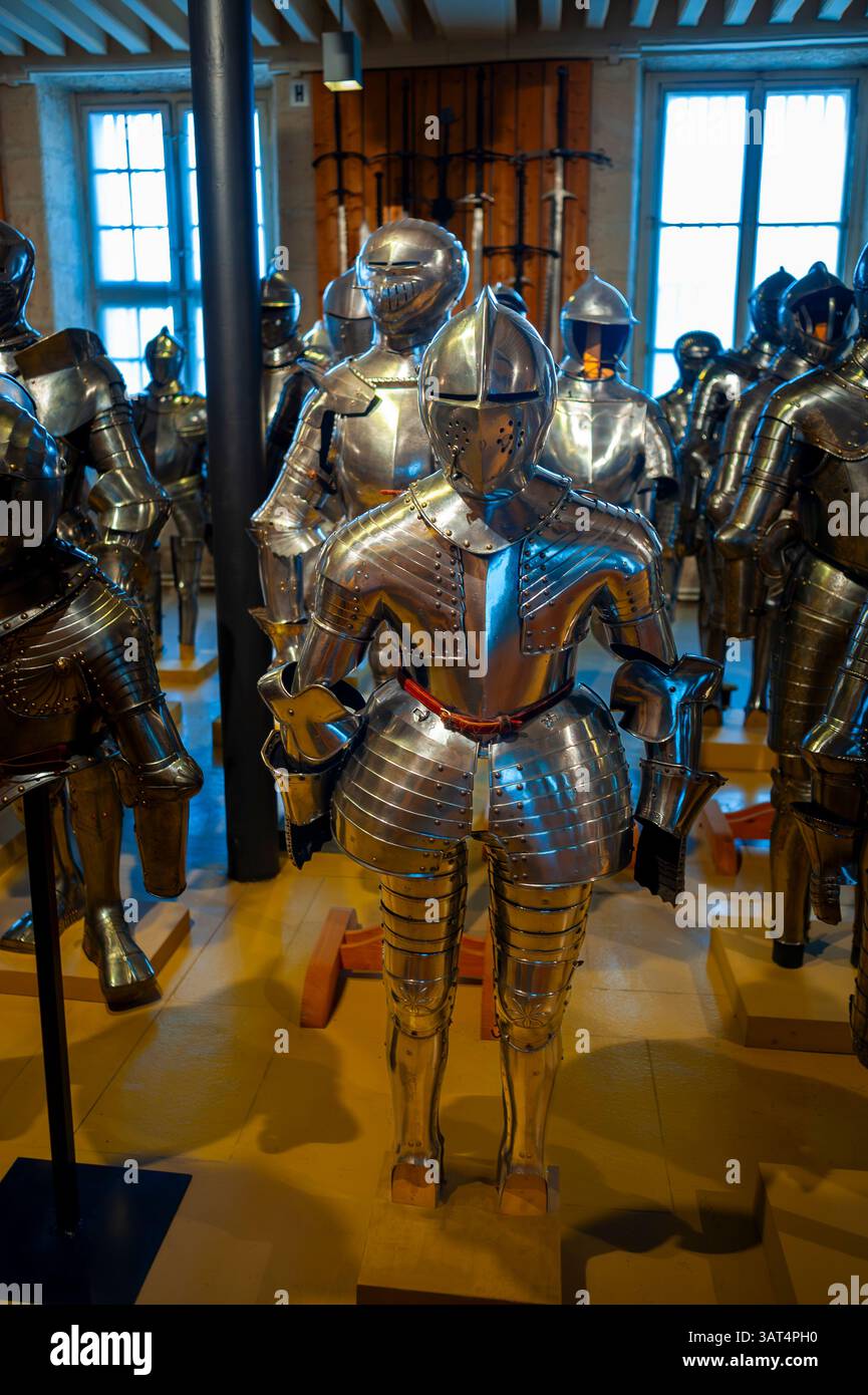 Paris, France - Inside, Invalides Army Museum, Detail, Child's Knight ...