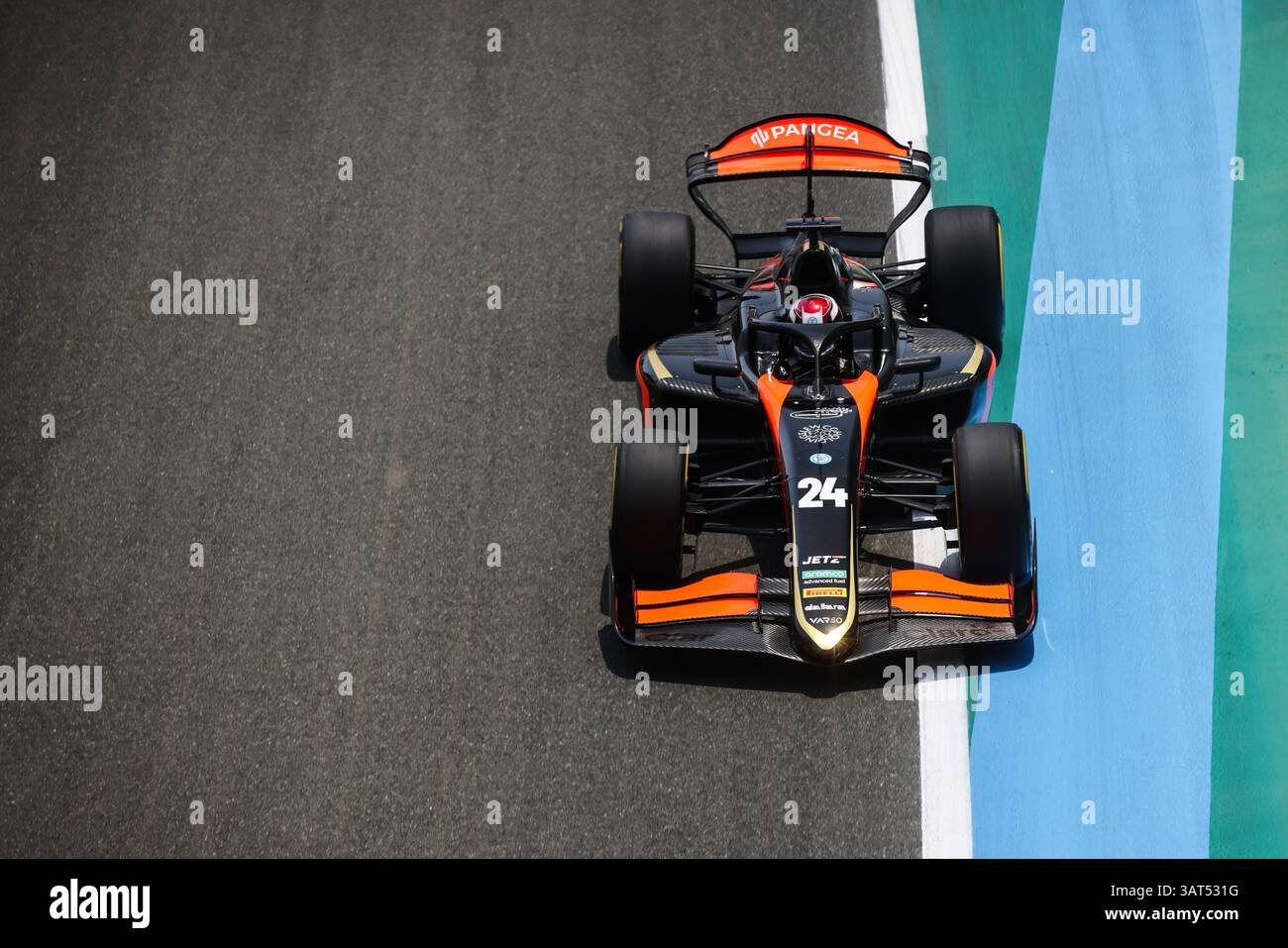 24 BENNETT John (gbr), Van Amersfoort Racing, Dallara F2 2024, action ...