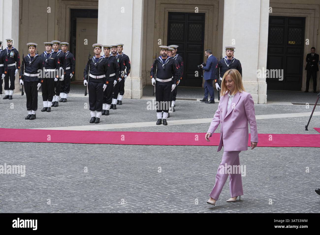 Rome, President Giorgia Meloni receives US Vice President JD Vance at ...