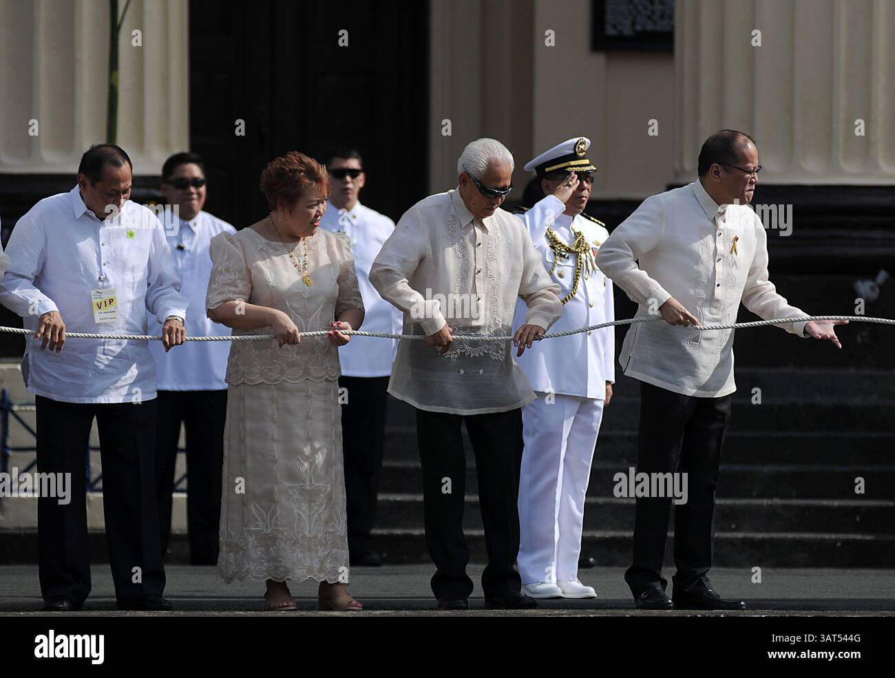Philippine flag ceremony hi-res stock photography and images - Alamy