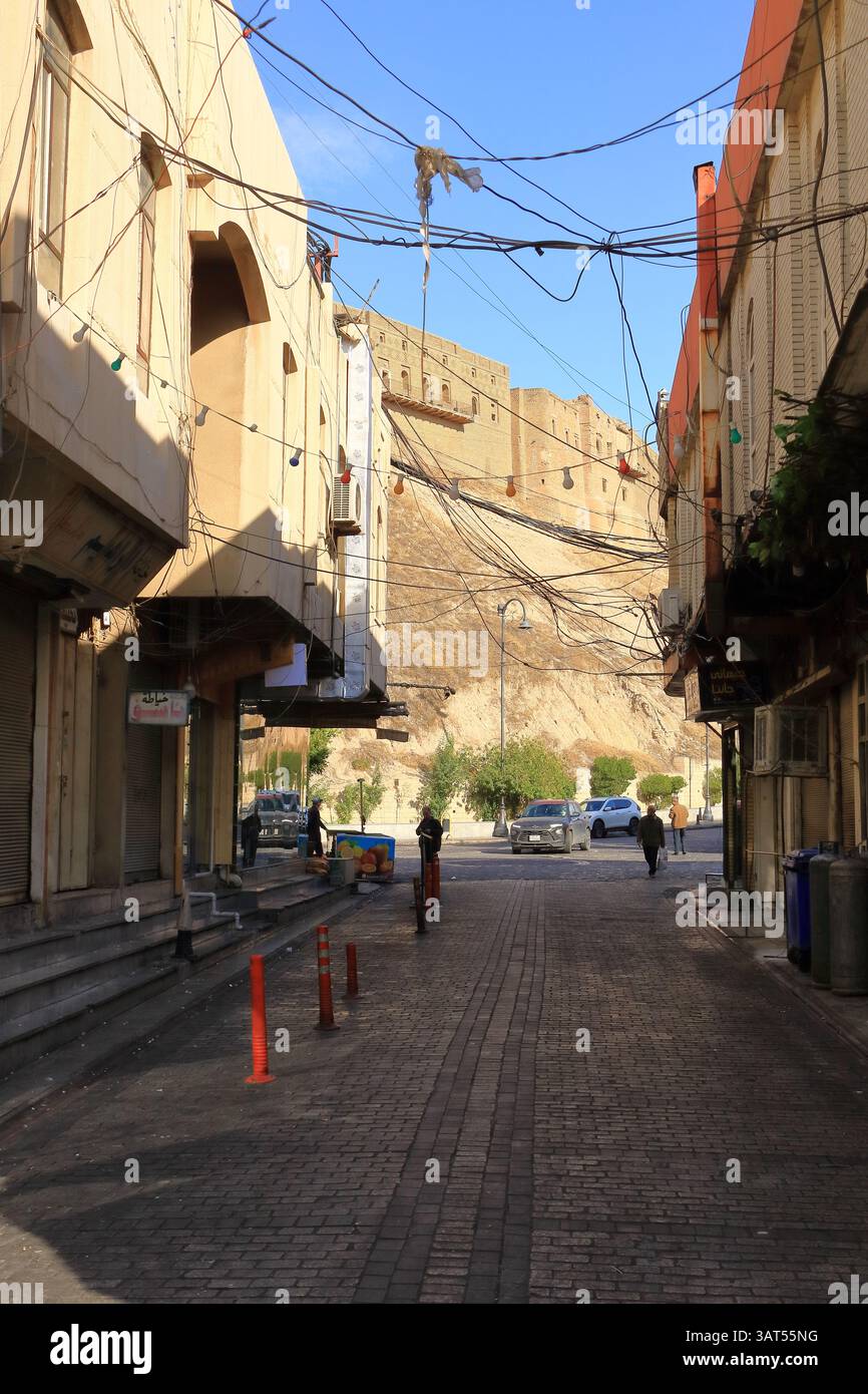 Erbil, Arbil, Kurdistan in Iraq - November 20 2024: around the Erbil ...