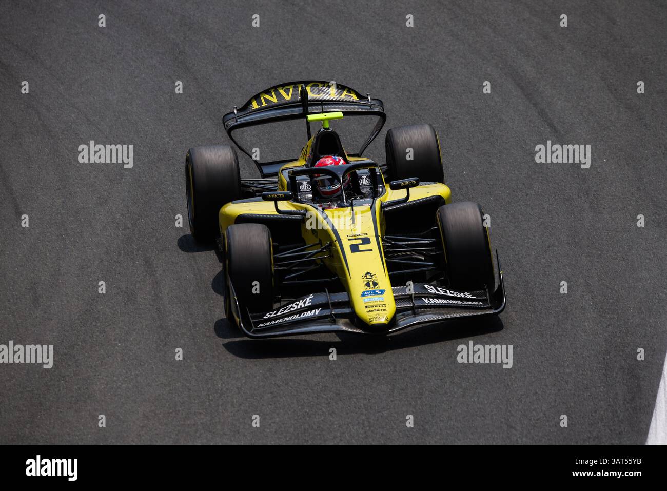 02 STANEK Romane (cze), Invicta Racing, Dallara F2 2024, action during ...