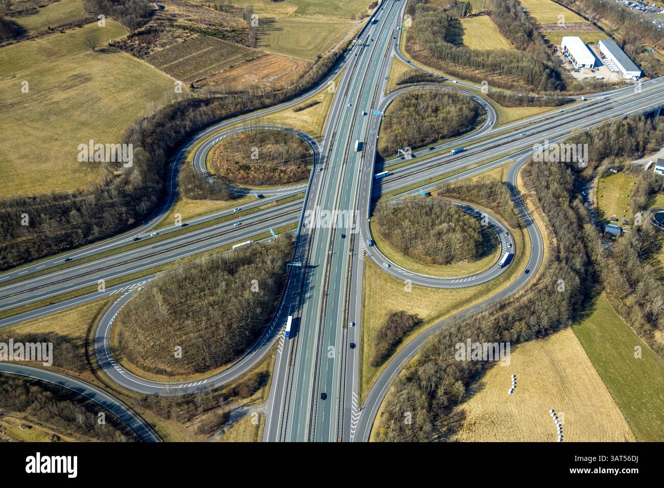 Autobahn a4 und autobahn a45 hi-res stock photography and images - Alamy