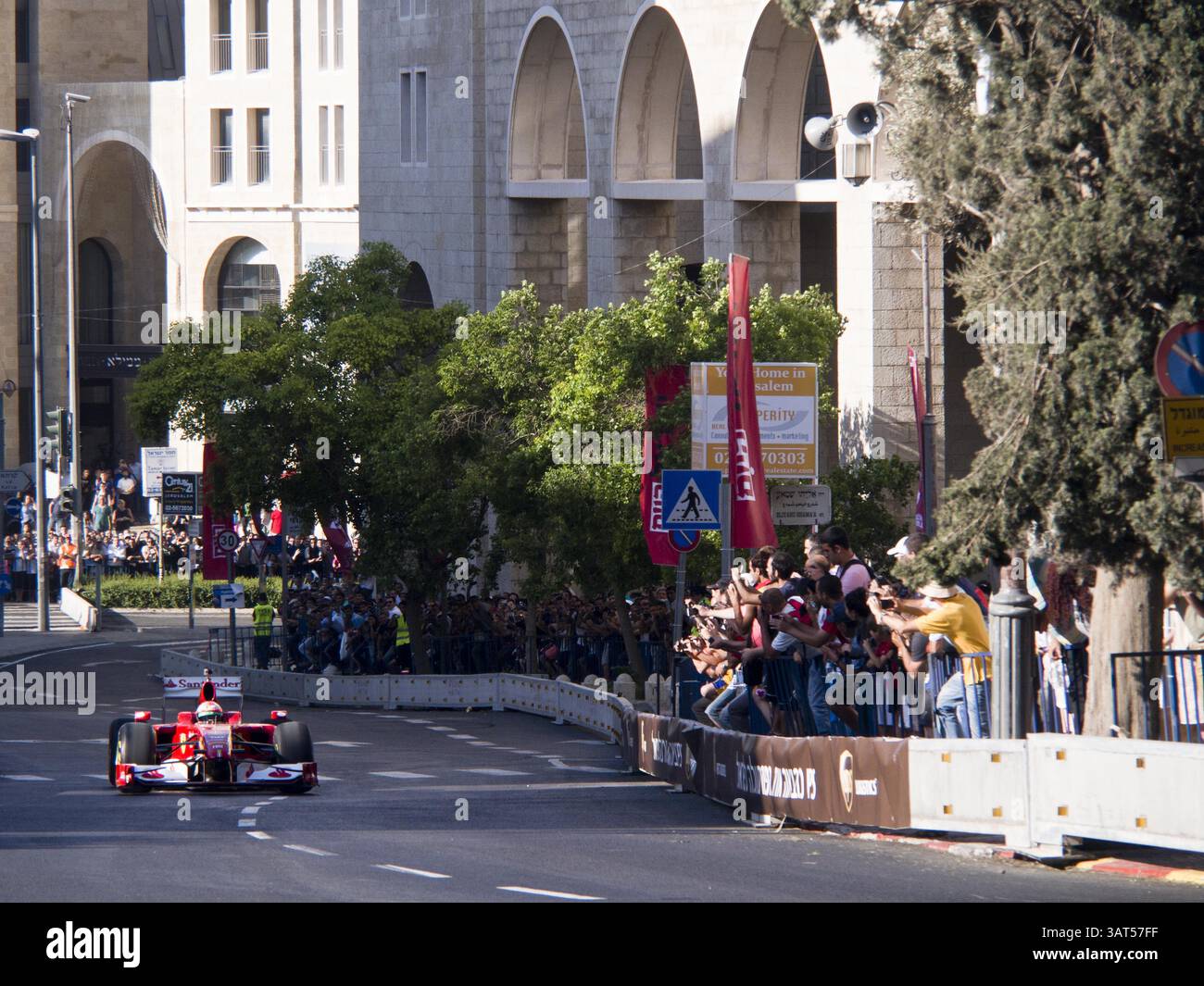 June 13, 2013 - Jerusalem, Israel - Formula One star, Italian ...