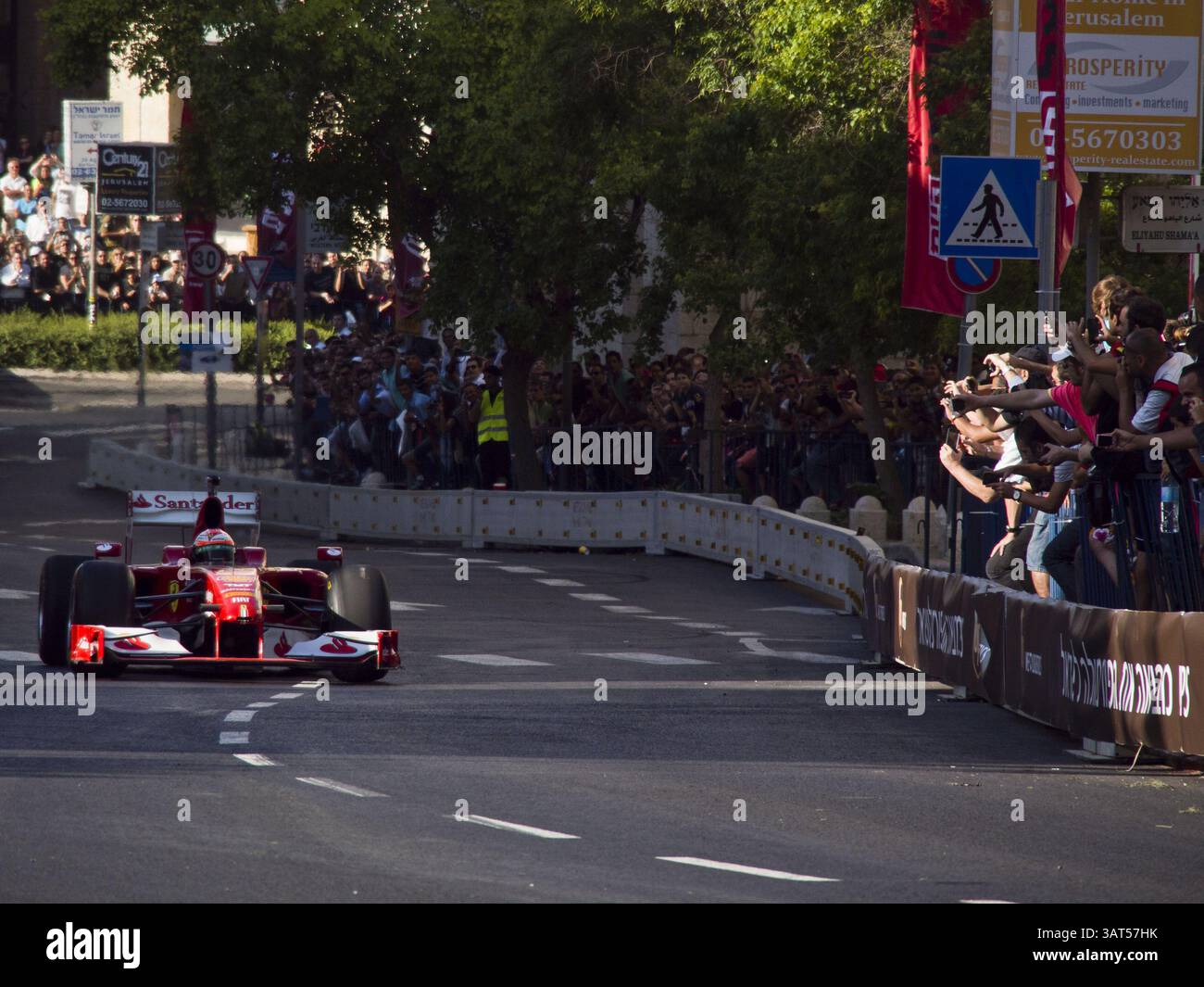 June 13, 2013 - Jerusalem, Israel - Formula One star, Italian ...