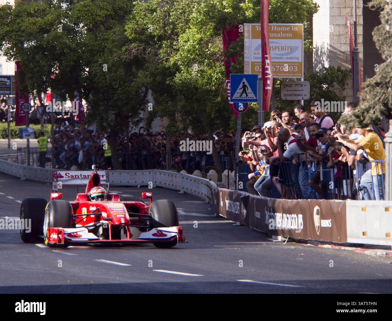 June 13, 2013 - Jerusalem, Israel - Formula One star, Italian ...