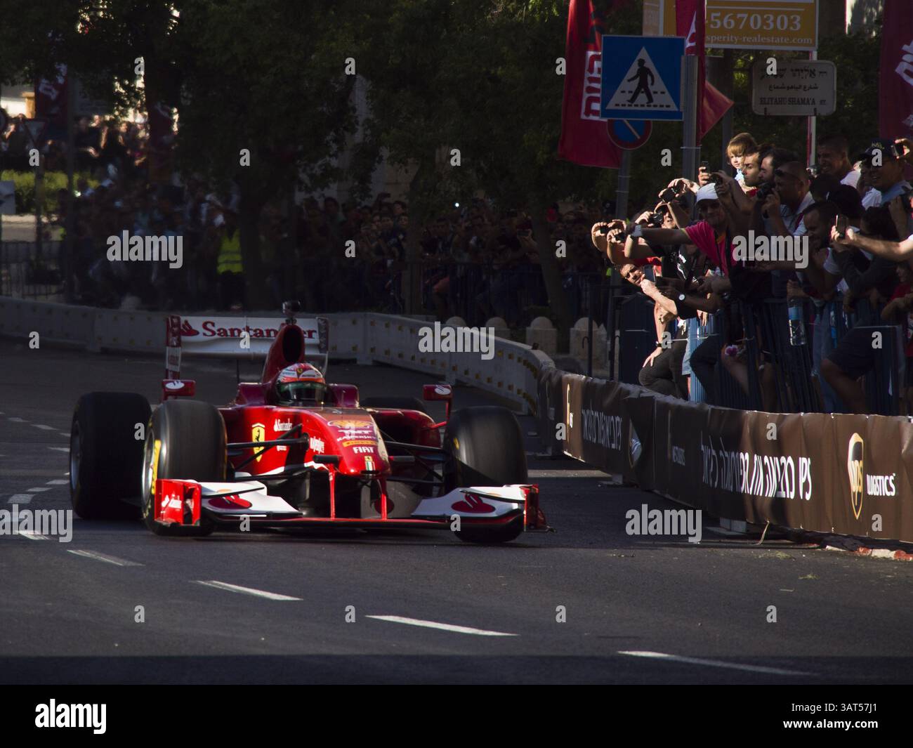 June 13, 2013 - Jerusalem, Israel - Formula One star, Italian ...