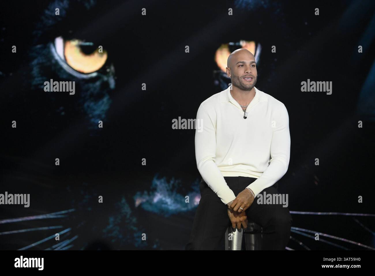 Rome, Italy. 18th Apr, 2025. Rome: Rai Studios ex Dear. Belve broadcast ...