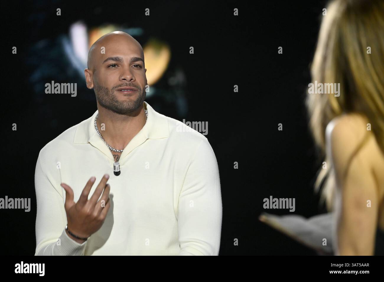 Rome, Italy. 18th Apr, 2025. Rome: Rai Studios ex Dear. Belve broadcast ...