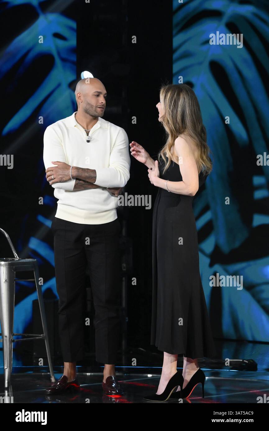 Rome, Italy. 18th Apr, 2025. Rome: Rai Studios ex Dear. Transmission ...