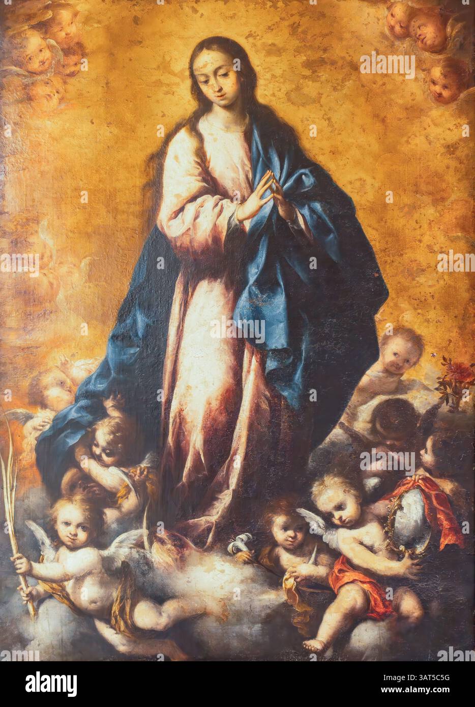 The Immaculate Conception painted in 1640 by the Spanish Baroque ...