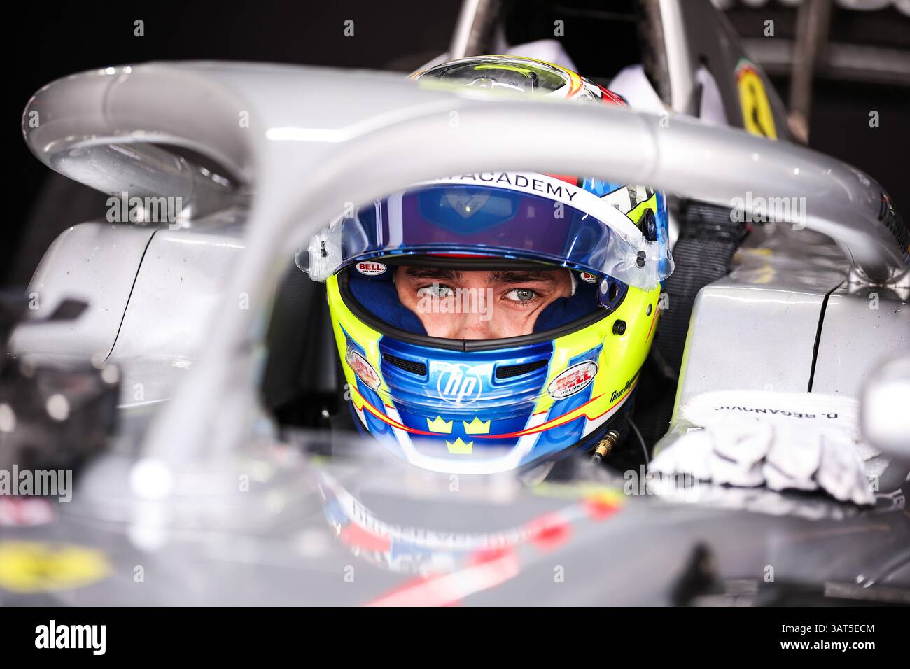 BEGANOVIC Dino (swe), Hitech TGR, Dallara F2 2024, portrait during the ...