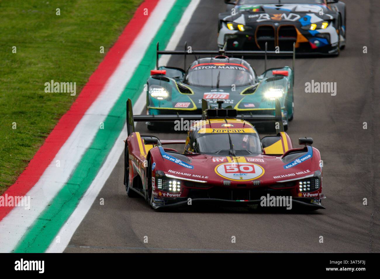 Imola, Italy. 18th Apr, 2025. Ferrari of Corse 499P during WEC - 6 ...