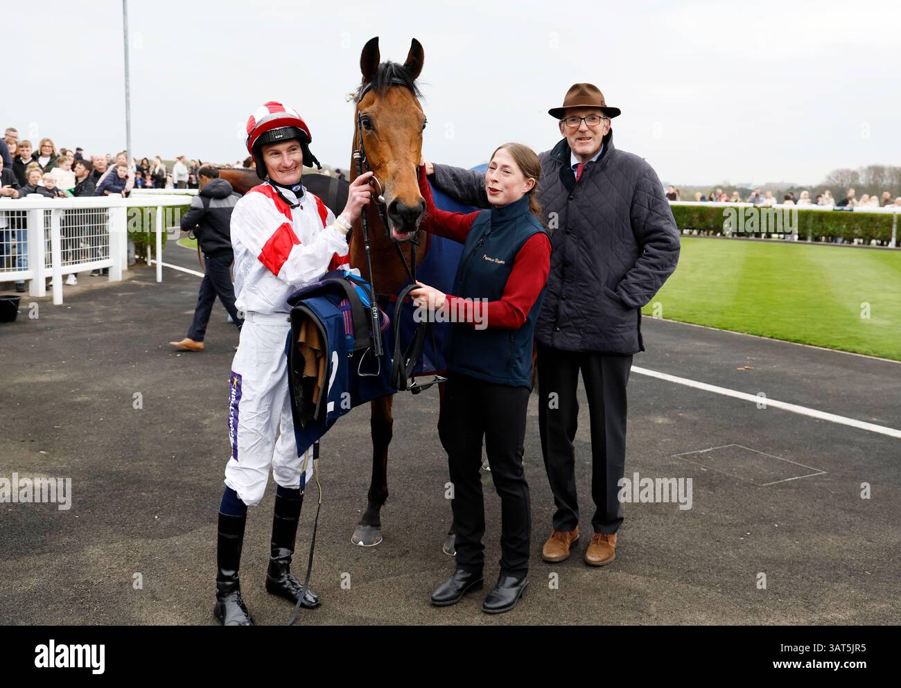 Glittering Legend and jockey Daniel Muscutt after winning the BetMGM ...