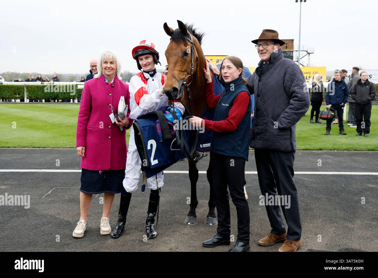 Glittering Legend and jockey Daniel Muscutt after winning the BetMGM ...