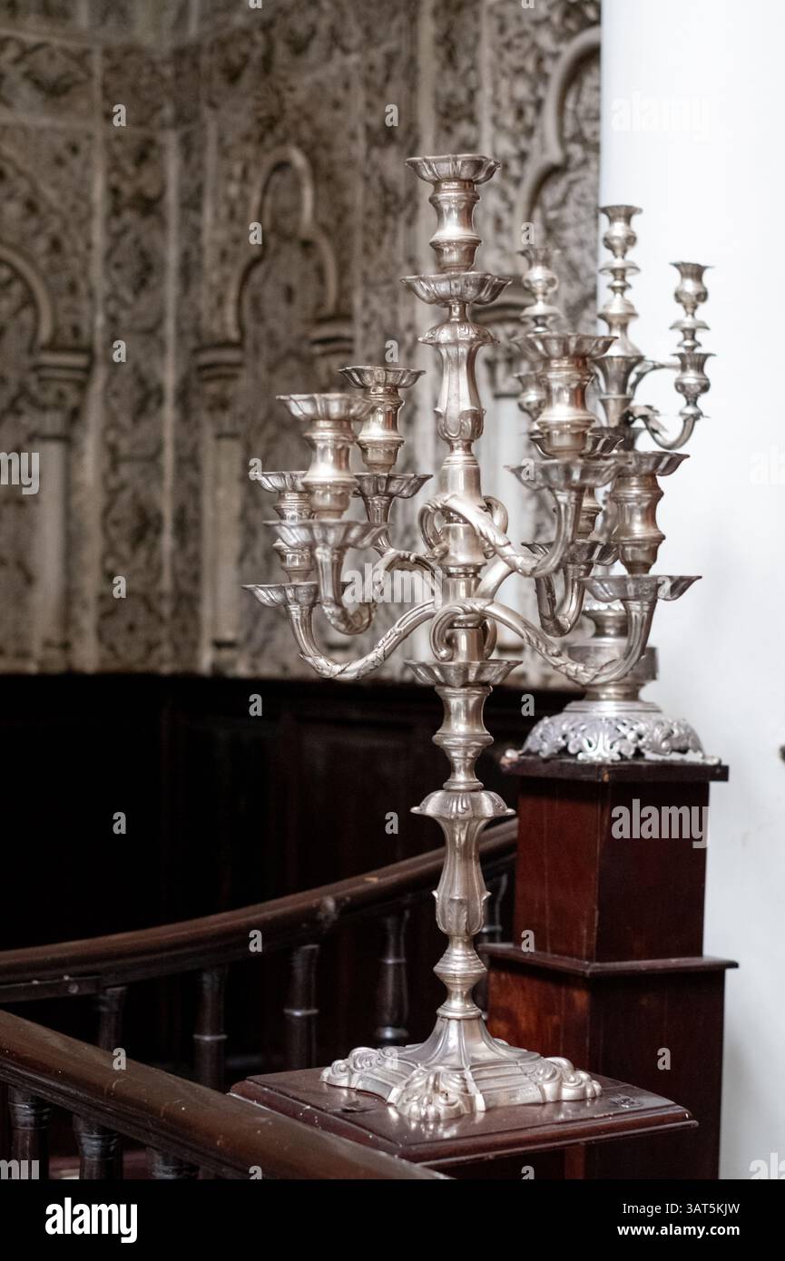 The beautiful, restored Moshe Nahon Synagogue in the historic Jewish ...