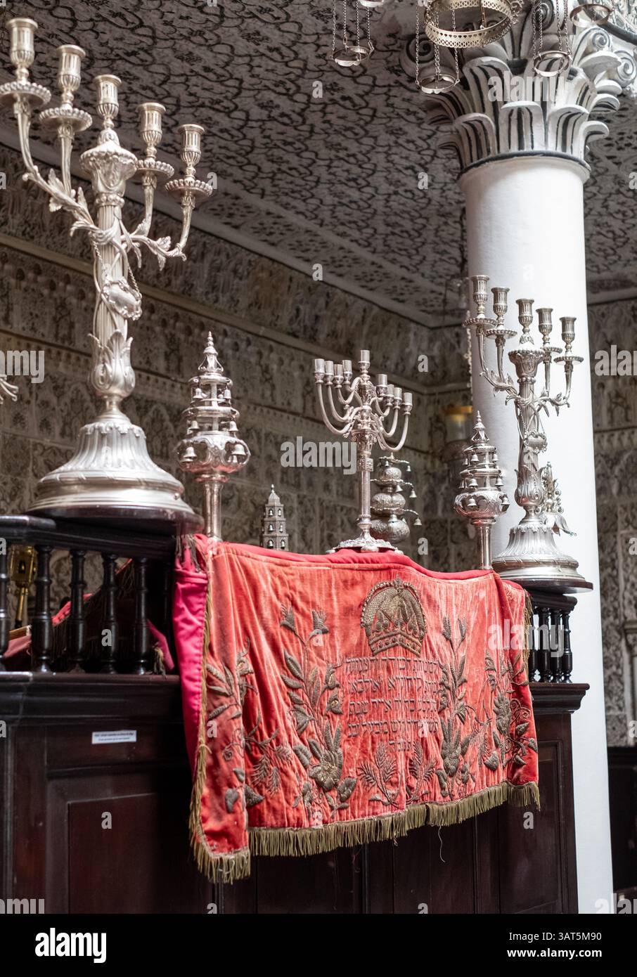 The beautiful, restored Moshe Nahon Synagogue in the historic Jewish ...