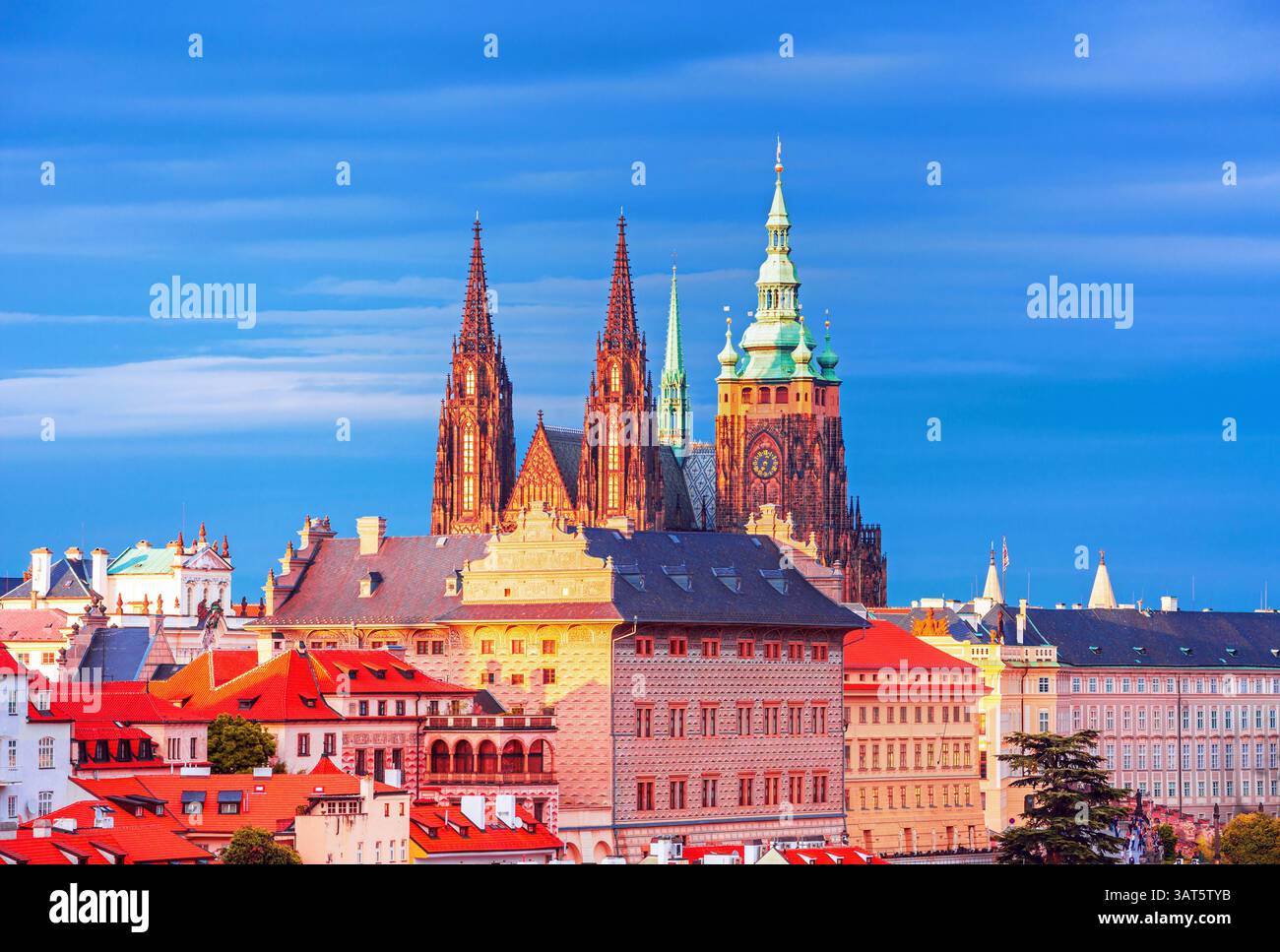 in front, prague, tower, bridge, history, center, stare, old, city ...