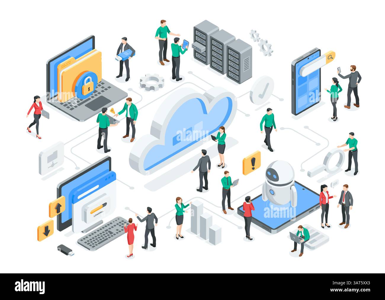 Mobile working platform Cut Out Stock Images & Pictures - Alamy