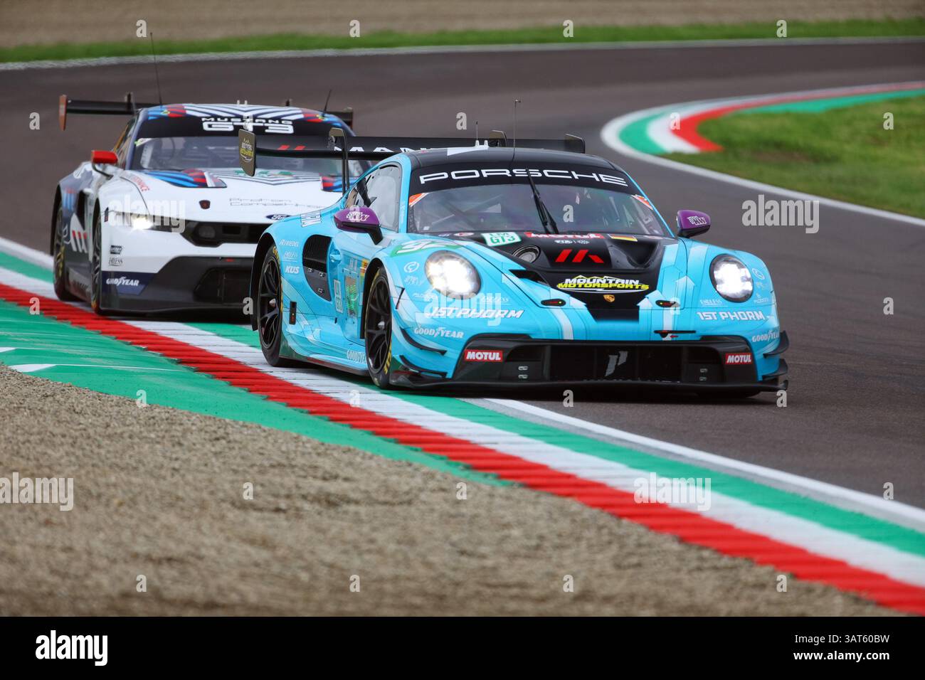 Imola, Italy. 18th Apr, 2025. Ryan HARDWICK (USA), Riccardo PERA (ITA ...