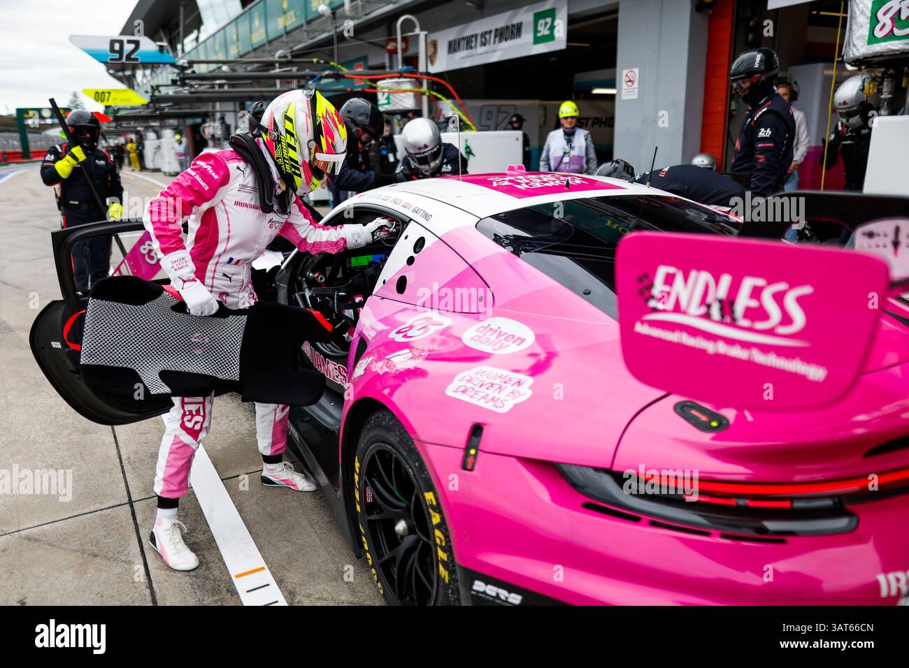 Imola, Italie. 18th Apr, 2025. MARTIN Célia (fra), Iron Dames, Porsche ...